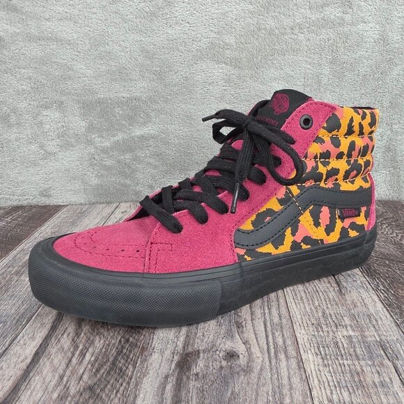 Vans | Shoes | Vans Sk8hi Pro Punk Sneakers Mens 65 Beet Red Black ...